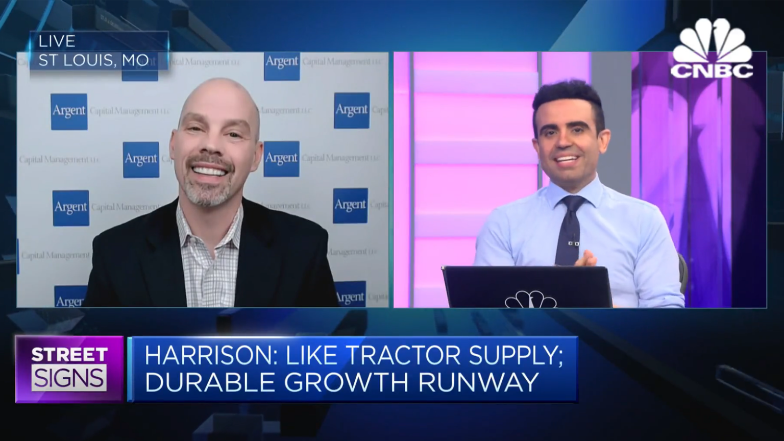 Scott Harrison Talks Tractors and Tech on CNBC Street Signs | Argent